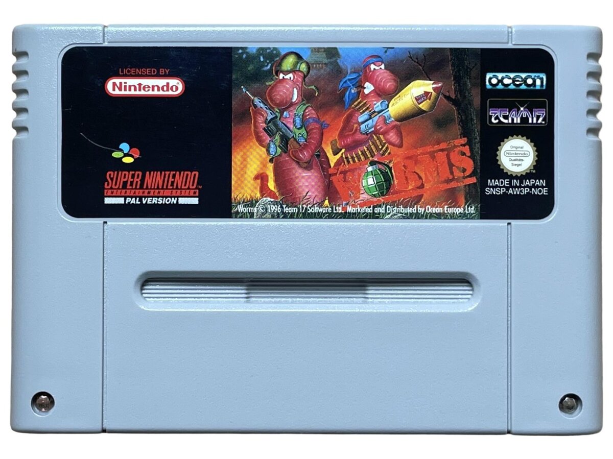 Super Nintendo SNES Worms, 29,00