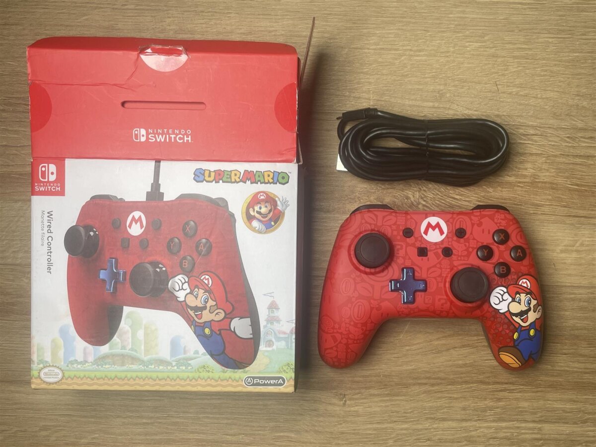Power A kabelgebundener Wired Controller Super Mario für Nintendo Swi ...